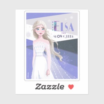 Frozen 2 | Elsa the Snow Queen Sticker | Zazzle