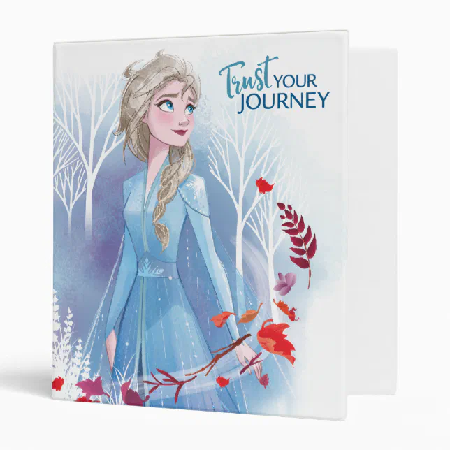 Frozen 2: Elsa | Trust Your Journey 3 Ring Binder | Zazzle