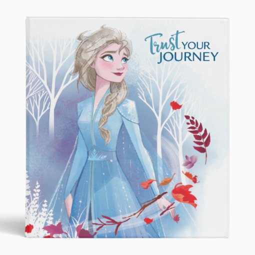 Frozen 2: Elsa | Trust Your Journey 3 Ring Binder | Zazzle