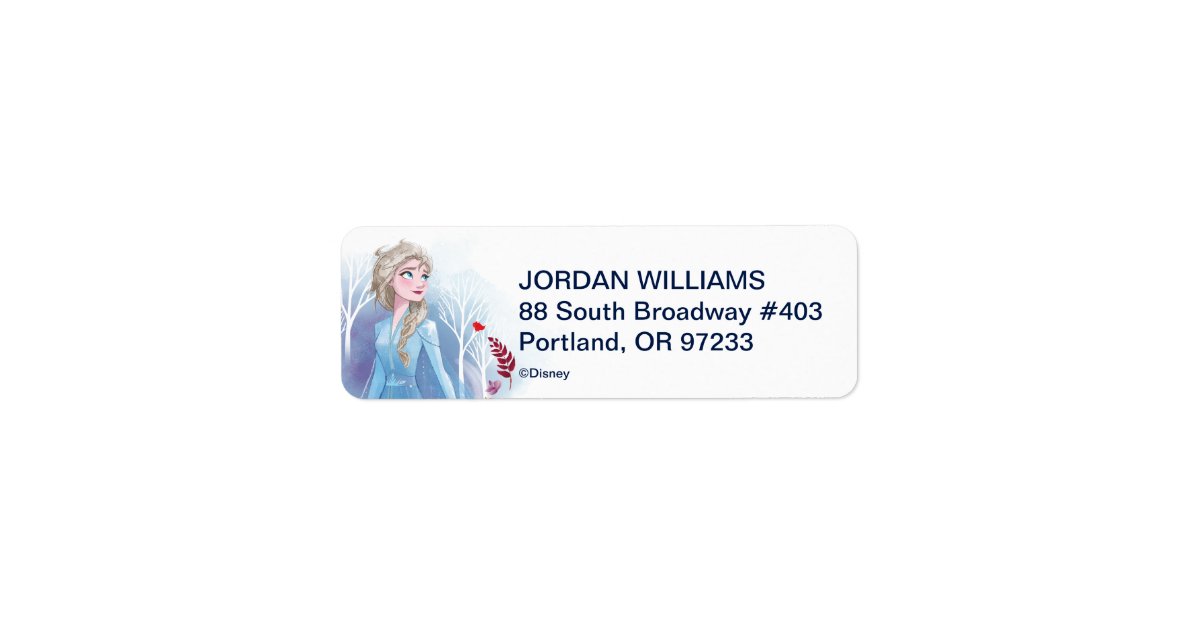 Frozen 2: Elsa | Trust Your Journey Label | Zazzle