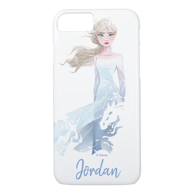Frozen 2: Elsa Watercolor Illustration Case-Mate iPhone Case | Zazzle