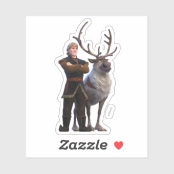 Frozen 2 | Kristoff & Sven - Best Friends Sticker | Zazzle