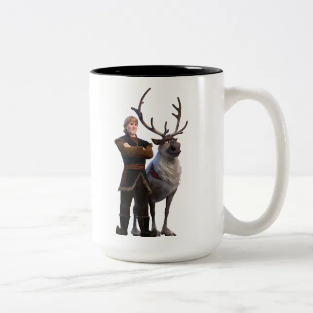 Frozen 2 | Kristoff & Sven - Best Friends Two-Tone Coffee Mug | Zazzle