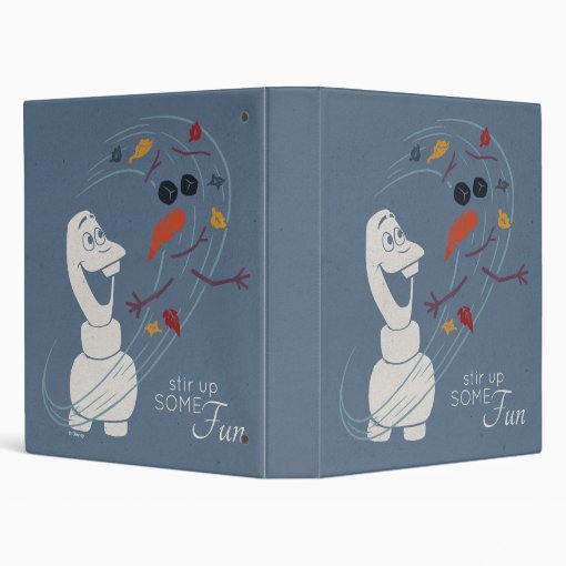 Frozen 2: Olaf And The Wind 3 Ring Binder | Zazzle