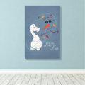 Frozen 2: Olaf And The Wind Canvas Print | Zazzle