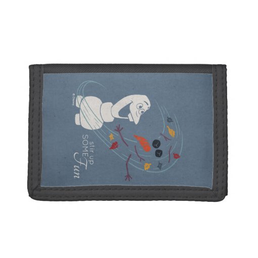 Frozen 2: Olaf And The Wind Trifold Wallet | Zazzle