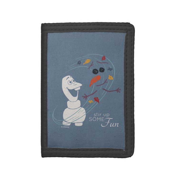 Frozen 2: Olaf And The Wind Trifold Wallet | Zazzle