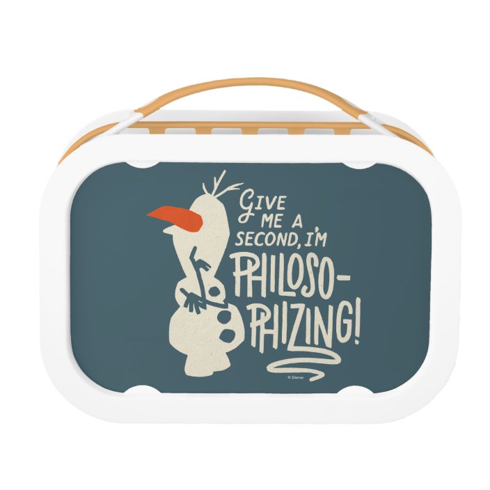 Frozen 2: Olaf | I'm Philosophizing! Lunch Box | Zazzle.com