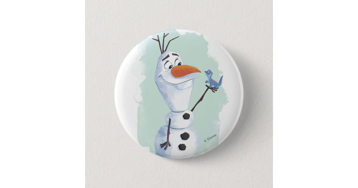Frozen 2: Olaf | Nature Is Magical Button | Zazzle