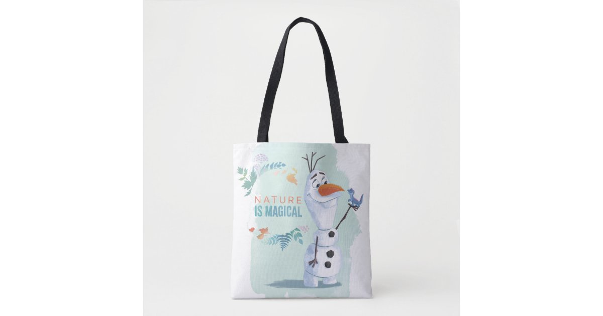 Frozen 2: Olaf | Nature Is Magical Tote Bag | Zazzle