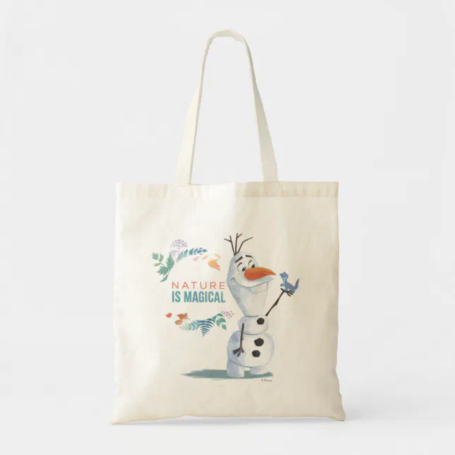 Frozen 2: Olaf | Nature Is Magical Tote Bag | Zazzle
