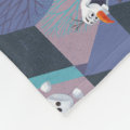 Frozen 2 | Olaf Purple Geometric Pattern Fleece Blanket | Zazzle