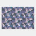 Frozen 2 | Olaf Purple Geometric Pattern Wrapping Paper Sheets | Zazzle