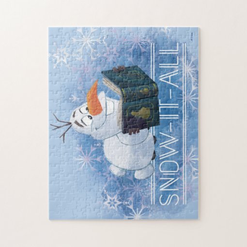 Frozen 2: Olaf | Snow-It-All Jigsaw Puzzle | Zazzle