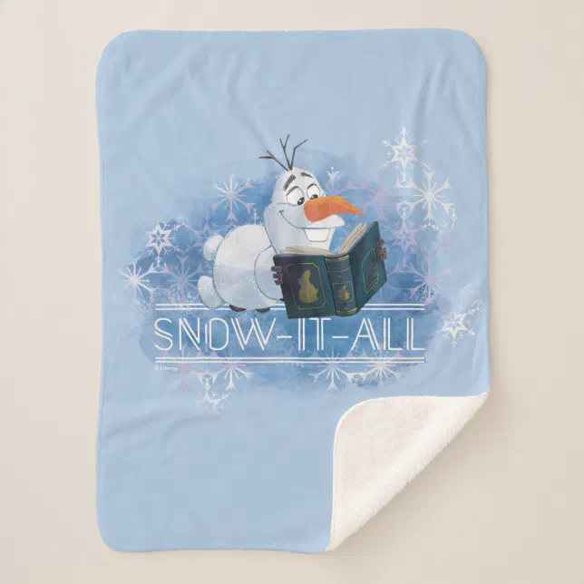 Frozen 2: Olaf | Snow-It-All Sherpa Blanket | Zazzle