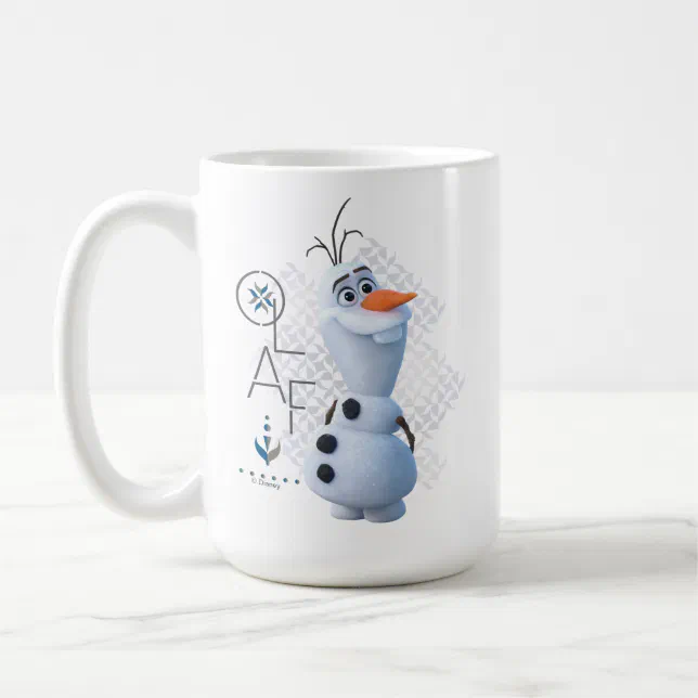 Frozen 2: Olaf With Stylized Name Graphic Coffee Mug | Zazzle