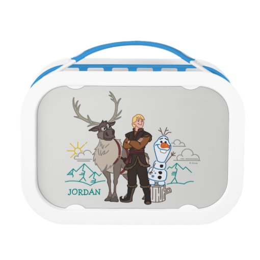 Frozen 2 | Sven, Kristoff & Olaf Lunch Box | Zazzle