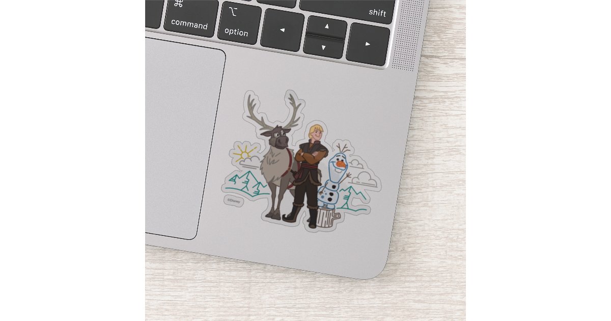 Frozen 2 | Sven, Kristoff & Olaf Sticker | Zazzle
