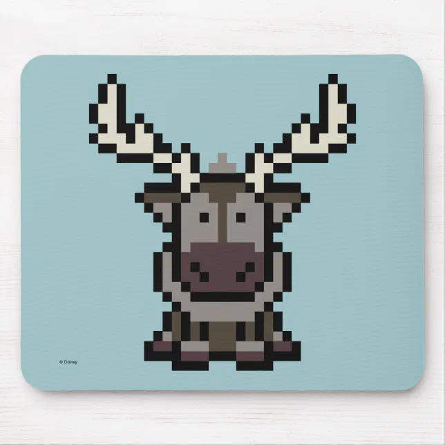 Frozen | 8-Bit Sven Mouse Pad | Zazzle