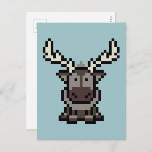 Frozen | 8-Bit Sven Postcard | Zazzle