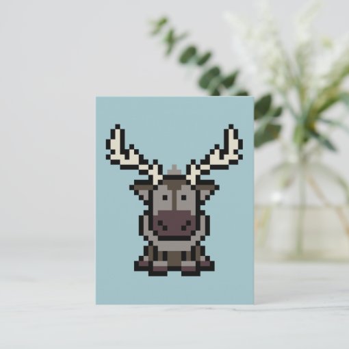 Frozen | 8-Bit Sven Postcard | Zazzle