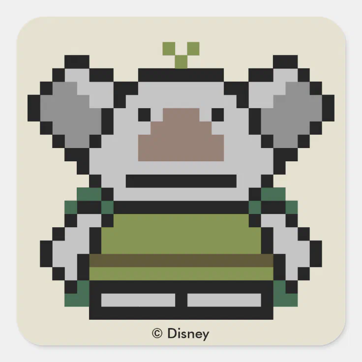 Frozen | 8-Bit Troll Square Sticker | Zazzle