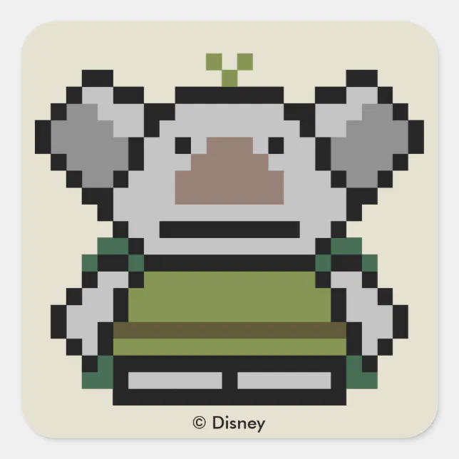 Frozen | 8-Bit Troll Square Sticker | Zazzle