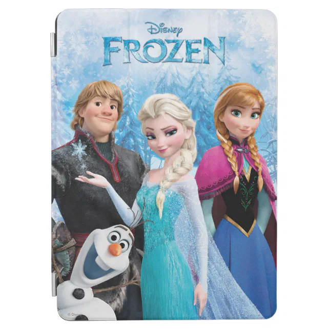 Frozen | Anna, Elsa, Kristoff and Olaf iPad Air Cover | Zazzle