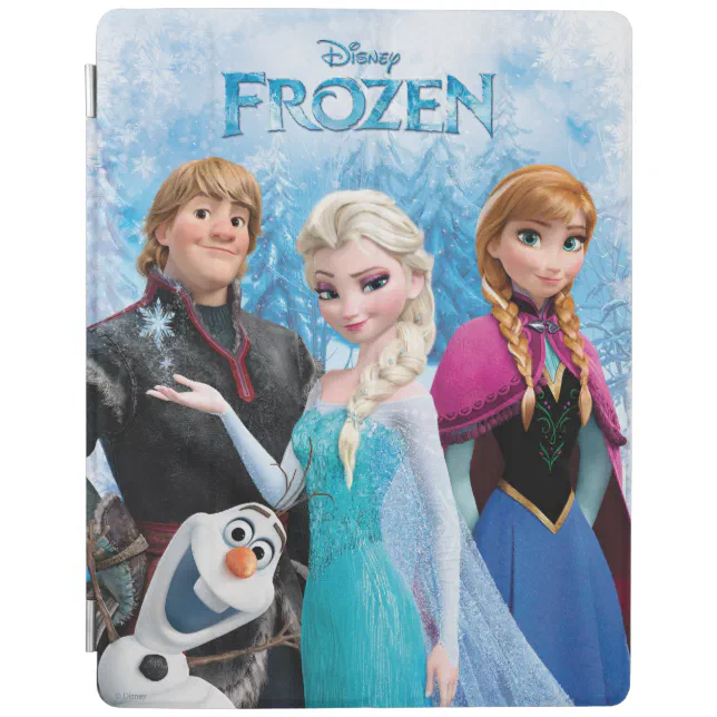 Frozen | Anna, Elsa, Kristoff and Olaf iPad Smart Cover | Zazzle