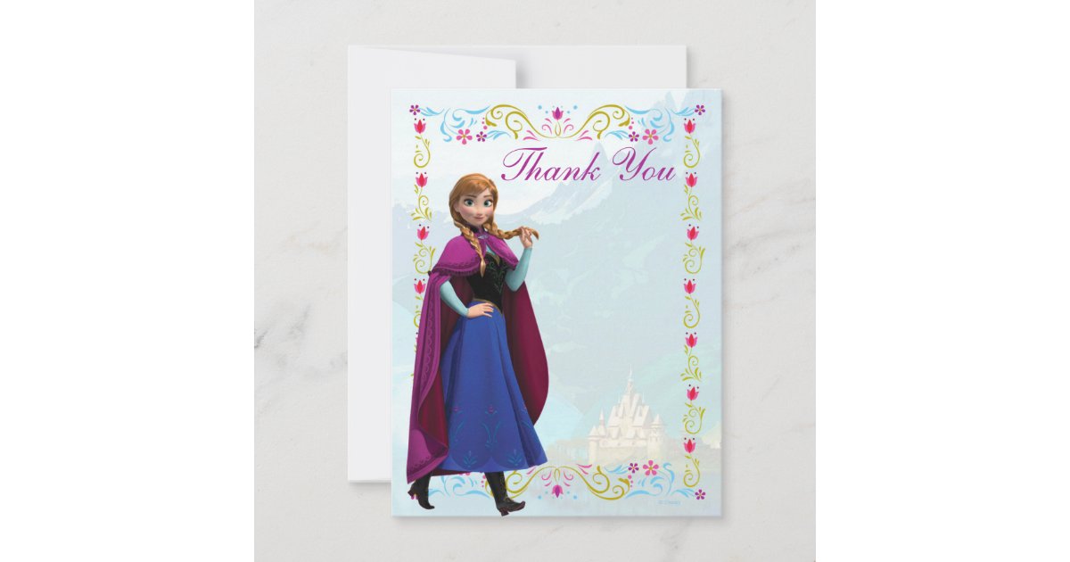 Frozen Anna Thank You | Zazzle