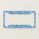 Frozen Blue Glitter License Plate Frame | Zazzle