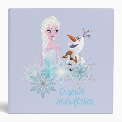 Frozen | Elsa and Olaf 3 Ring Binder | Zazzle