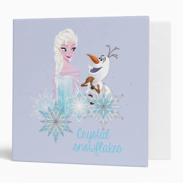 Frozen | Elsa and Olaf 3 Ring Binder | Zazzle