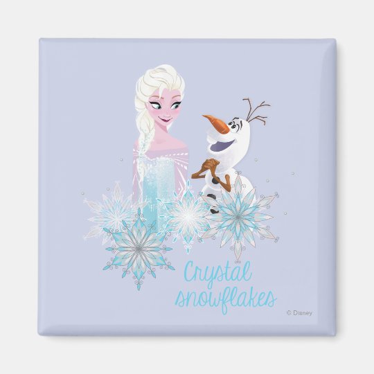 Frozen | Elsa and Olaf Magnet | Zazzle.com