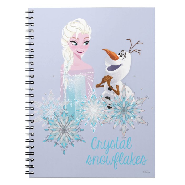 Frozen | Elsa and Olaf Notebook | Zazzle.com