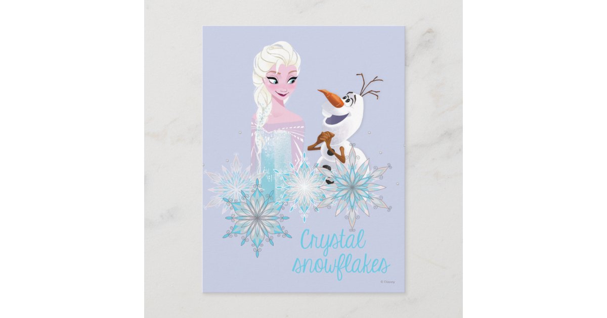 Frozen | Elsa and Olaf Postcard | Zazzle