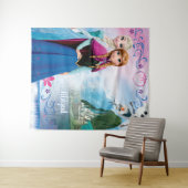 Frozen | Elsa, Anna, and Olaf Arendelle Name Tapestry | Zazzle