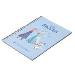 Frozen | Elsa, Anna & Olaf Notebook | Zazzle