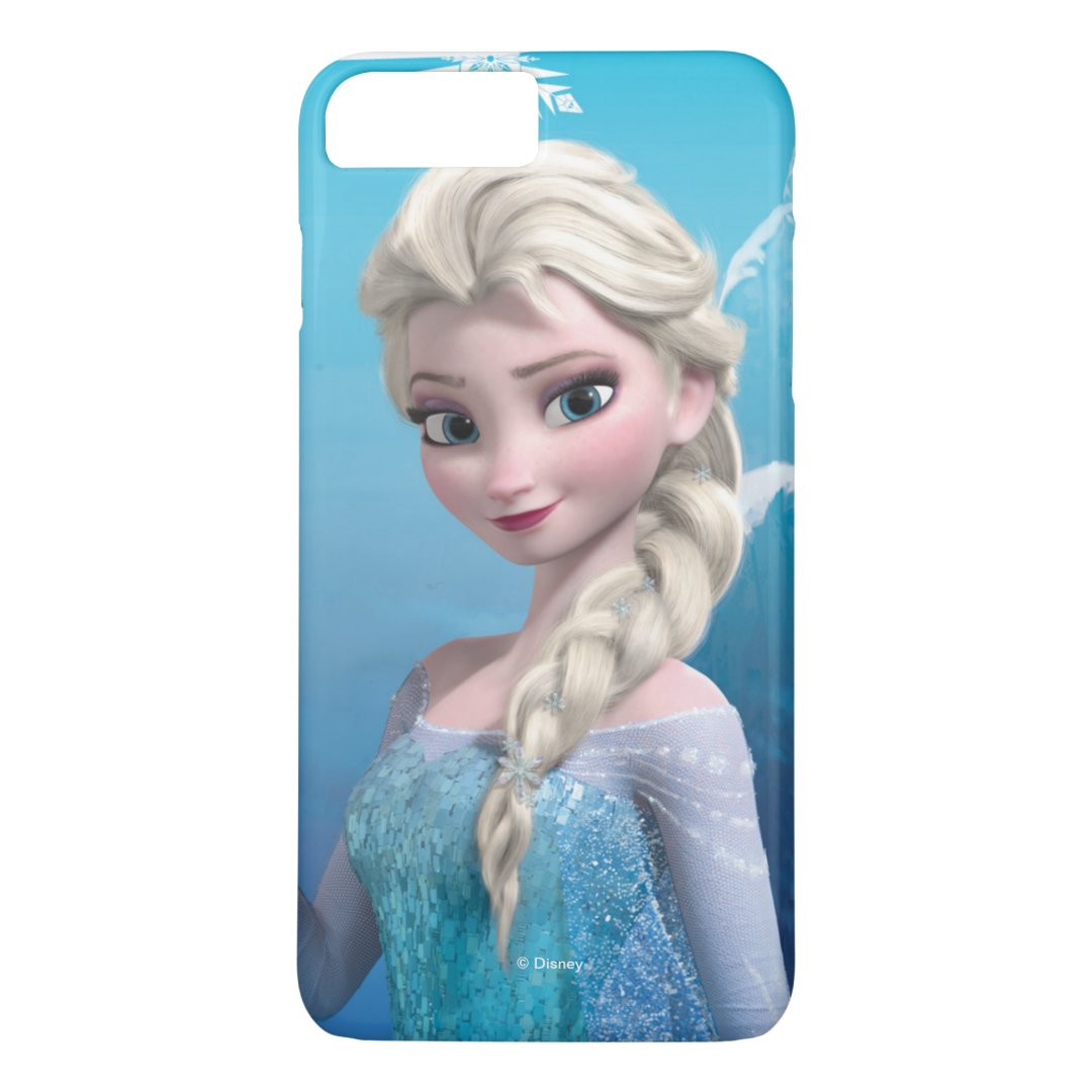 Frozen | Elsa Over the Shoulder Smirk Case-Mate iPhone Case | Zazzle