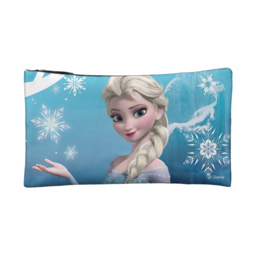 Frozen | Elsa Over the Shoulder Smirk Cosmetic Bag | Zazzle
