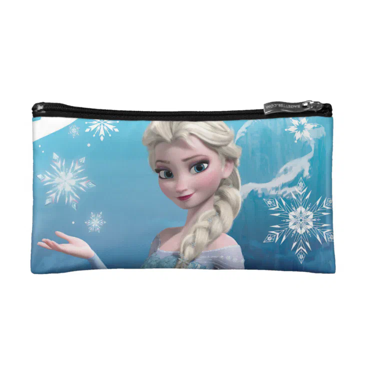 Frozen | Elsa Over the Shoulder Smirk Cosmetic Bag | Zazzle