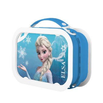 Frozen | Elsa Over the Shoulder Smirk Lunch Box | Zazzle