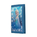 Frozen | Elsa Over the Shoulder Smirk Trifold Wallet | Zazzle