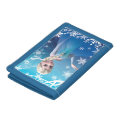 Frozen | Elsa Over the Shoulder Smirk Trifold Wallet | Zazzle