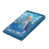Frozen | Elsa Over the Shoulder Smirk Trifold Wallet | Zazzle