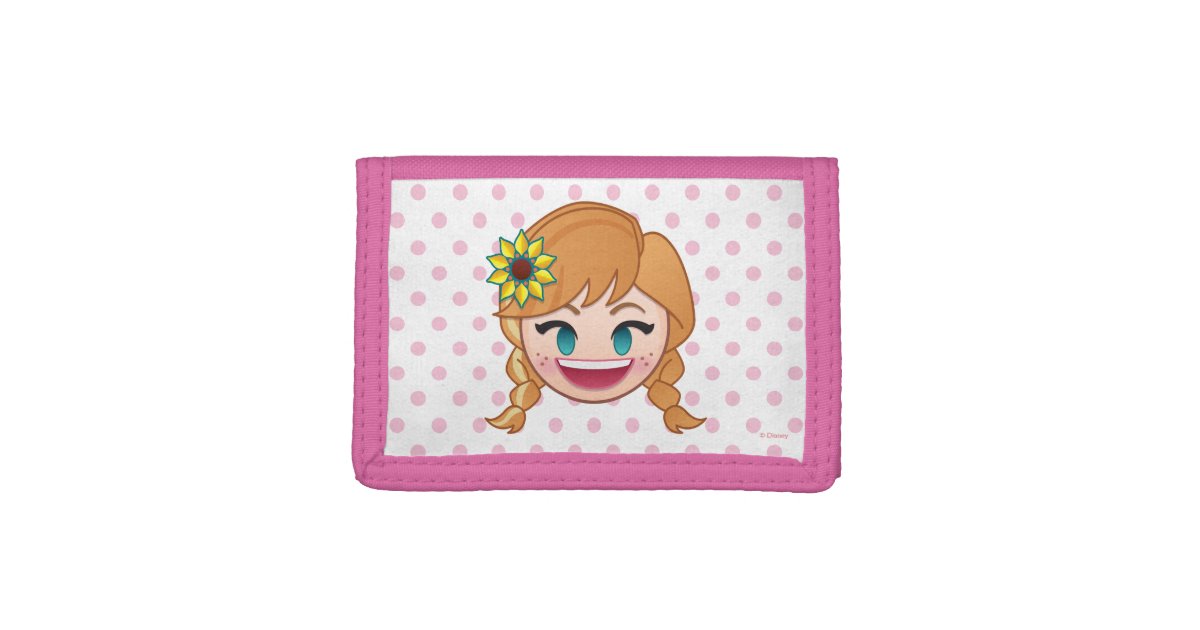 Frozen Emoji | Anna Trifold Wallet | Zazzle
