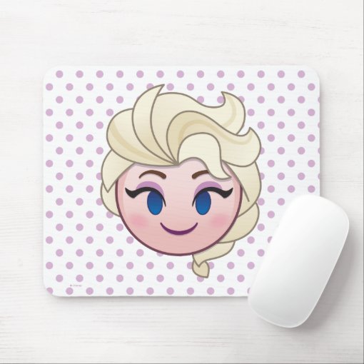 Frozen Emoji | Elsa Mouse Pad | Zazzle
