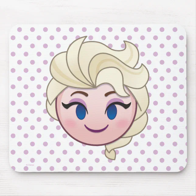 Frozen Emoji | Elsa Mouse Pad | Zazzle
