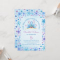 Frozen Fairy Tale Ice Princess Crowns Birthday Invitation | Zazzle