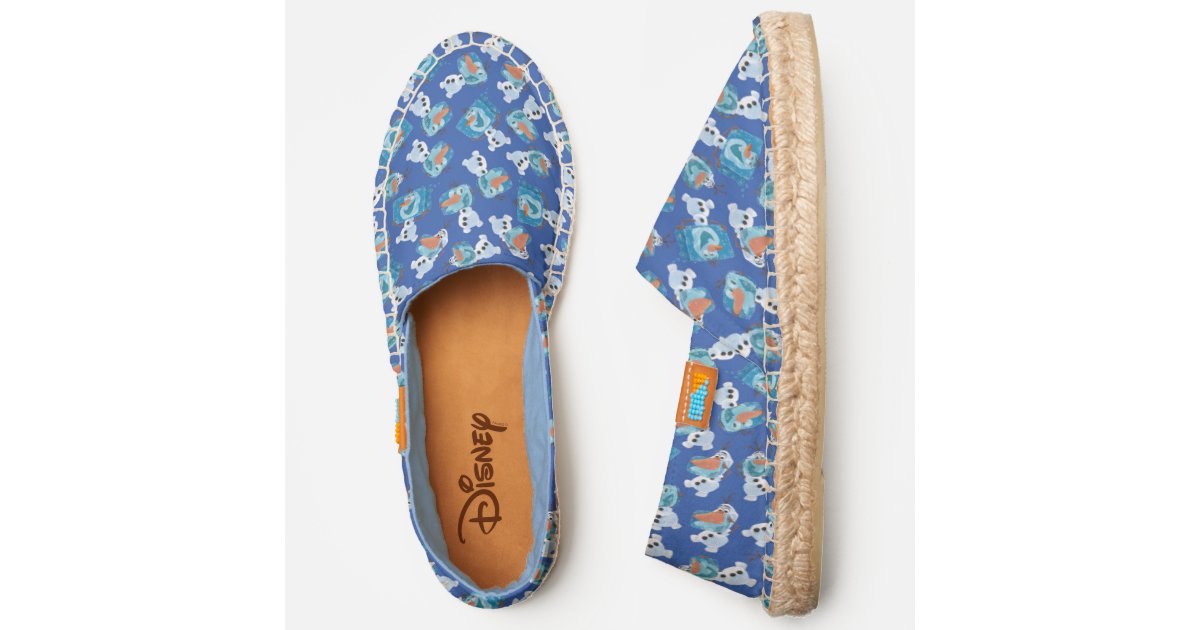 Frozen | Olaf Ice Block Pattern Espadrilles | Zazzle